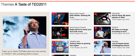 New playlist: A Taste of TED2011 | TED Blog