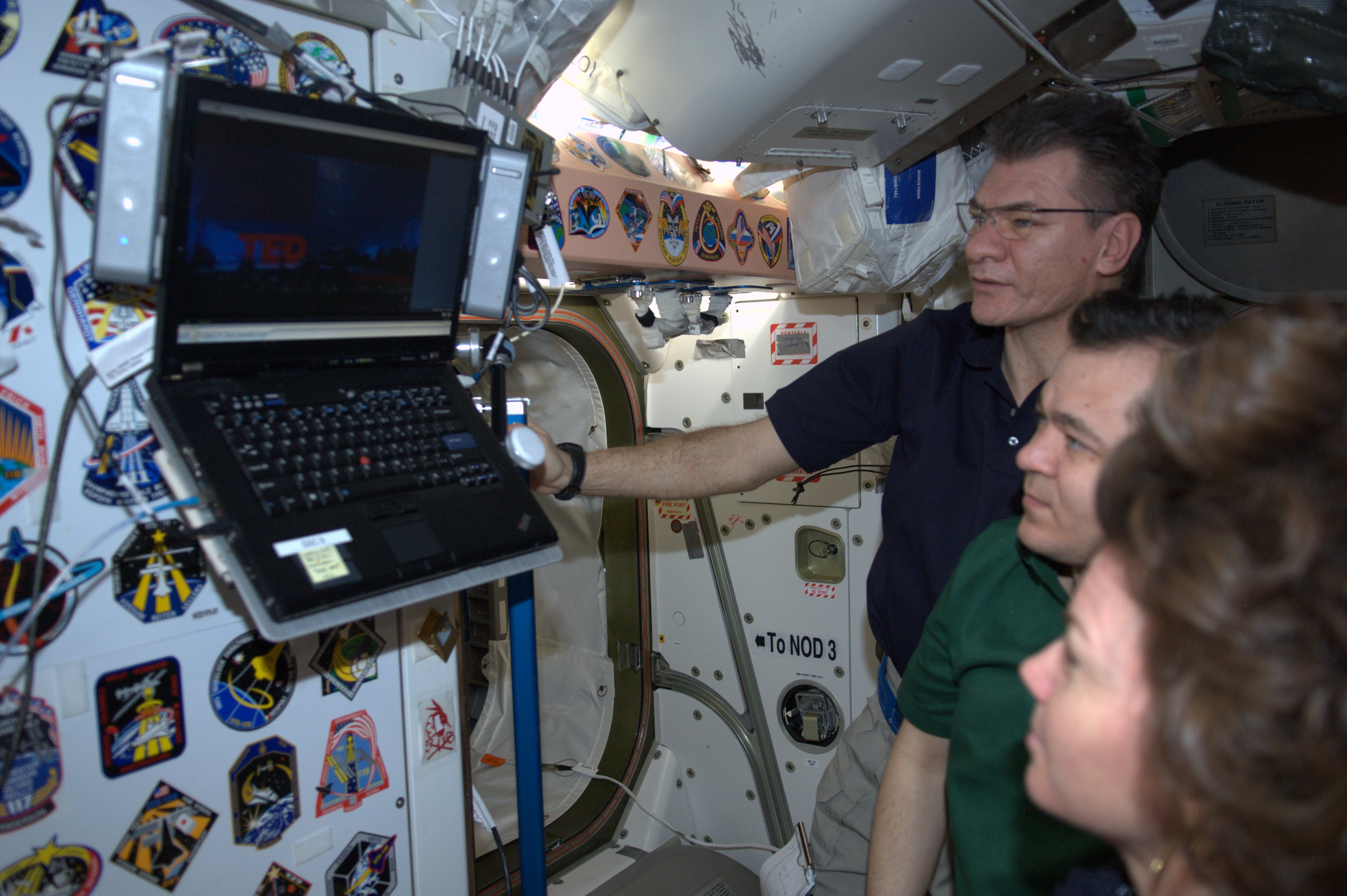 Pics: TED viewing party in outer space | TED Blog