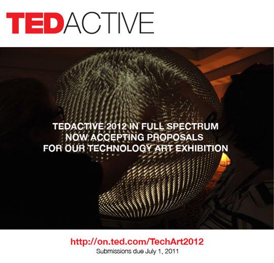 Open Call for Proposals: TEDActive TechArt Exhibition | TED Blog