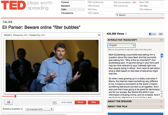 Meet the new Talks page | TED Blog