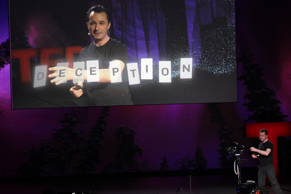 Real-life augmented reality: Marco Tempest at TED2012 | TED Blog