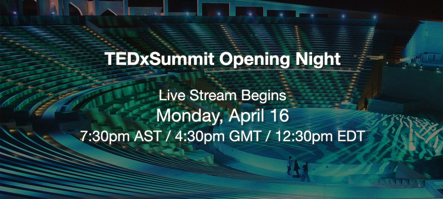 Today! Watch a live TED session, streaming from Doha | TED Blog