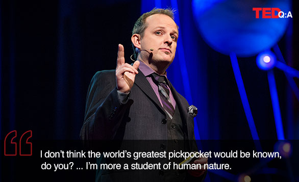 Studying human nature by picking pockets: A Q&A with Apollo Robbins ...