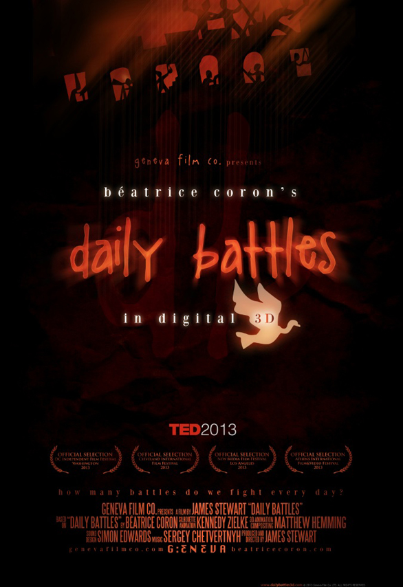 The daily battles of life, cut from paper and animated in 3D | TED Blog