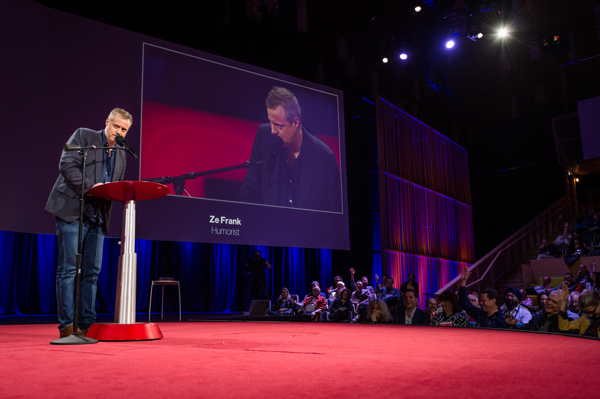 Are you human? Ze Frank at TED2014 | TED Blog