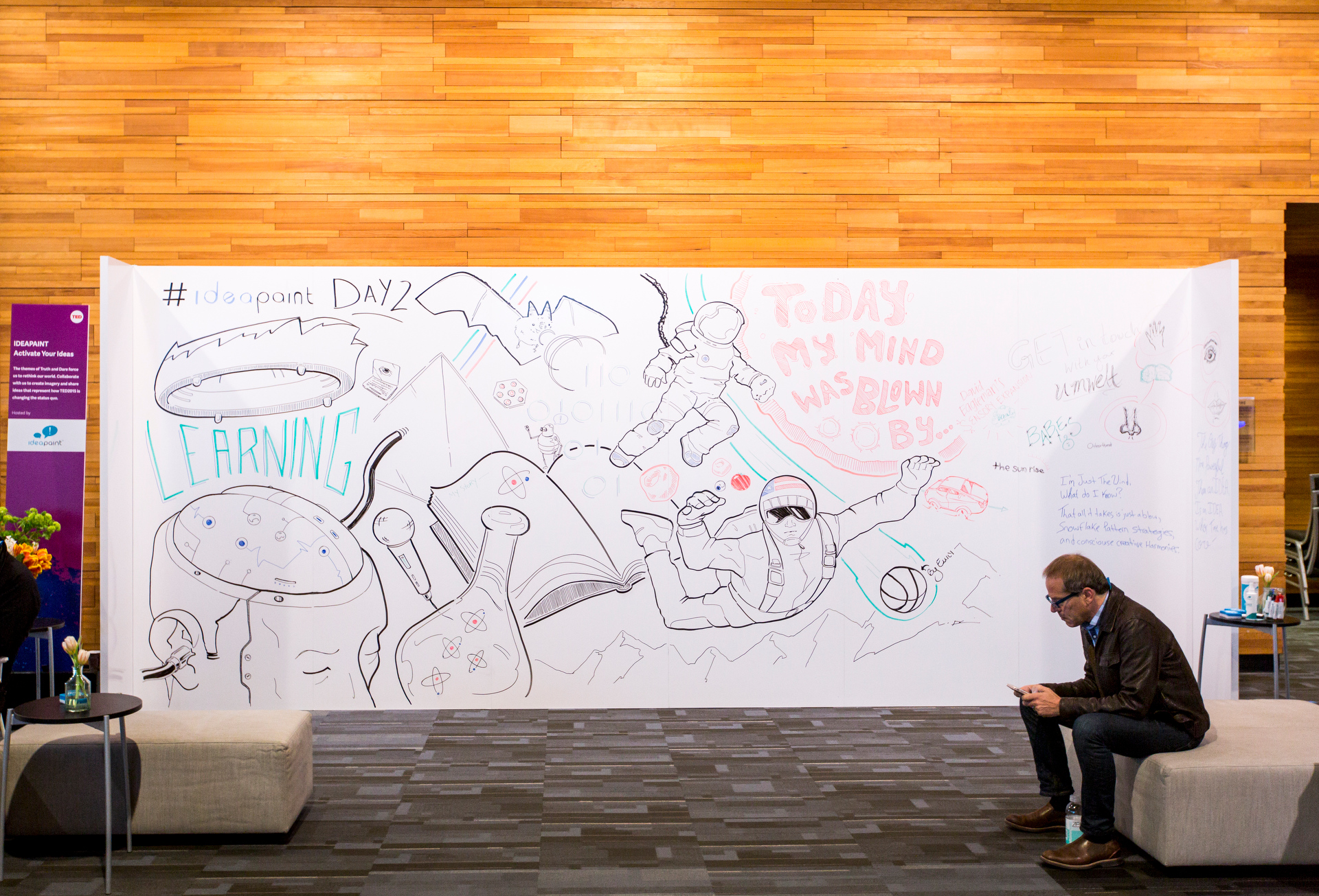 At TED, it’s encouraged to draw on the walls | TED Blog