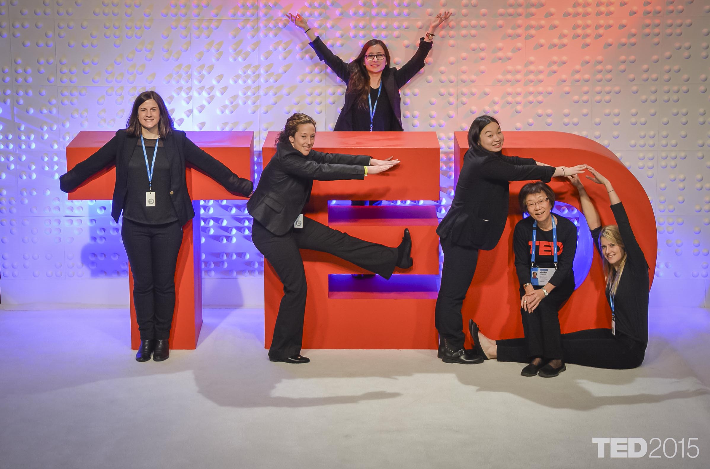 The red TED letters go out to play: Building TED2015’s logo photobooth ...