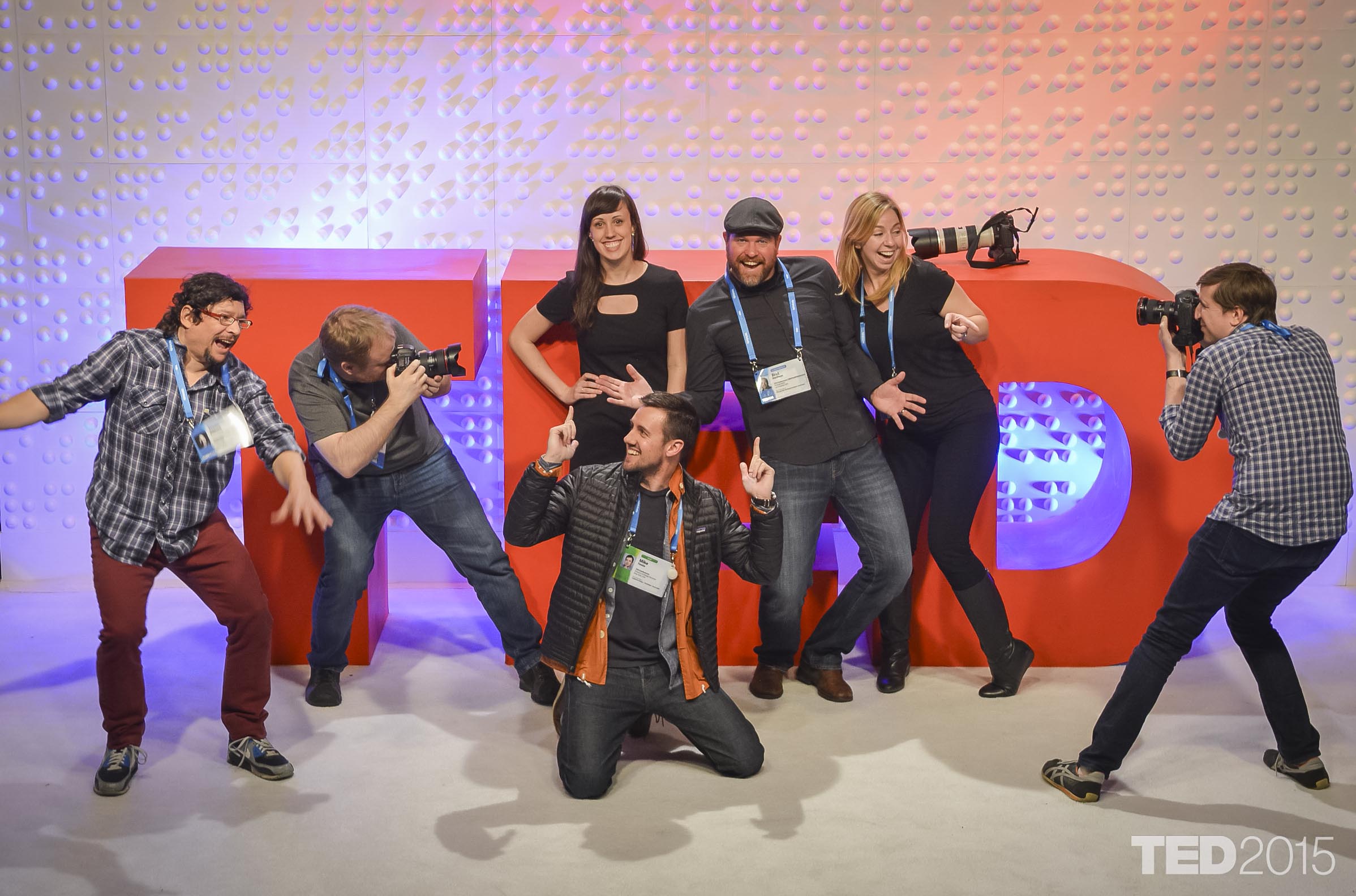 The red TED letters go out to play: Building TED2015’s logo photobooth ...