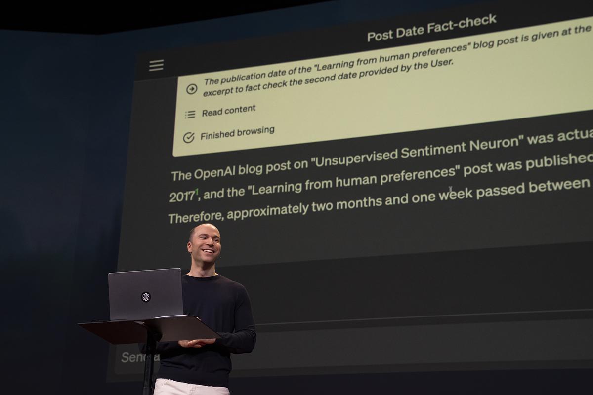 OpenAI cofounder Greg Brockman demos new ChatGPT plug-ins – live at ...